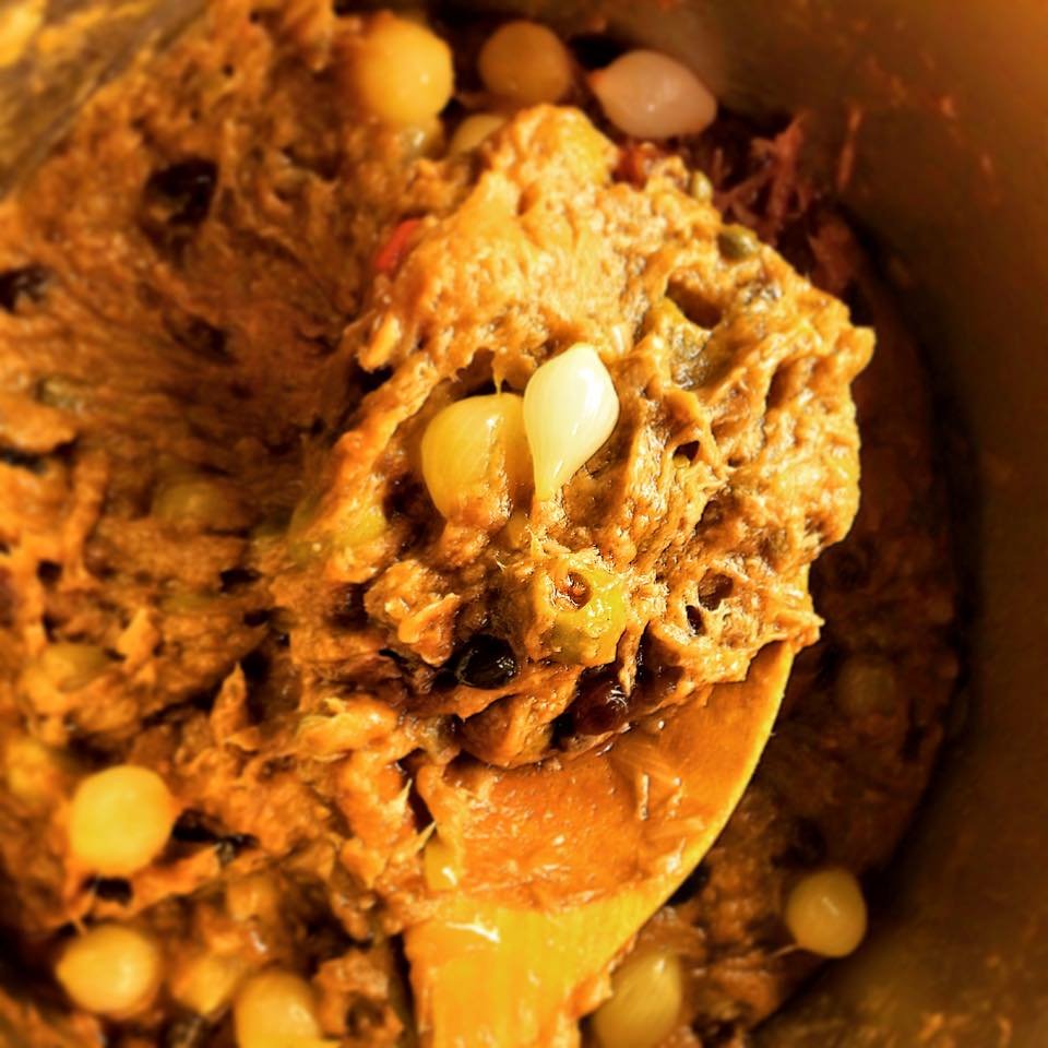 Receta del Relleno Navideño Nicaragüense (4 Libras)